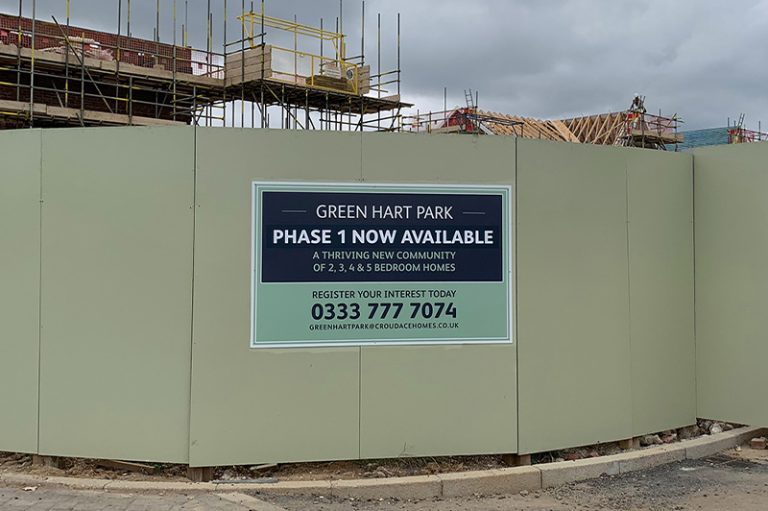 Signage Board Design – Site Hoarding London